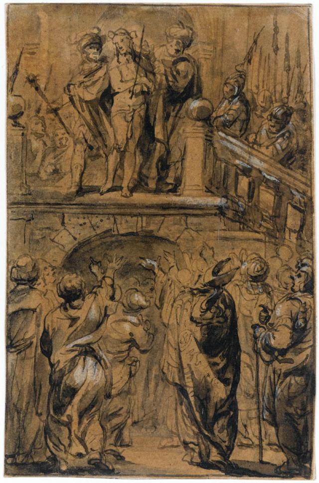 Ecce Homo (Vorlage zum »Grüssauer Passionsbuch«) | Staatsgalerie