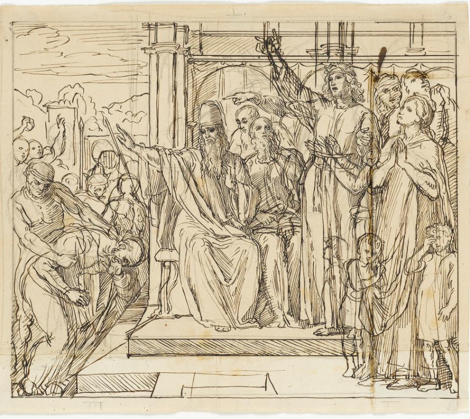 Daniel errettet Susanna vor dem Tode (Geschichte von Susanna und Daniel 46,62) | Staatsgalerie