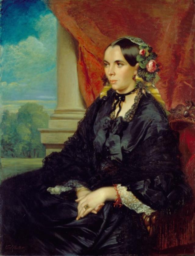 Bildnis Marie Stumm geb. Böcking (1813-1864) | Staatsgalerie