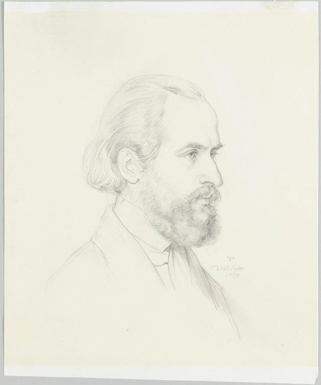 Bildnis des Malers Hermann Wislicenus (1825-1899) | Staatsgalerie