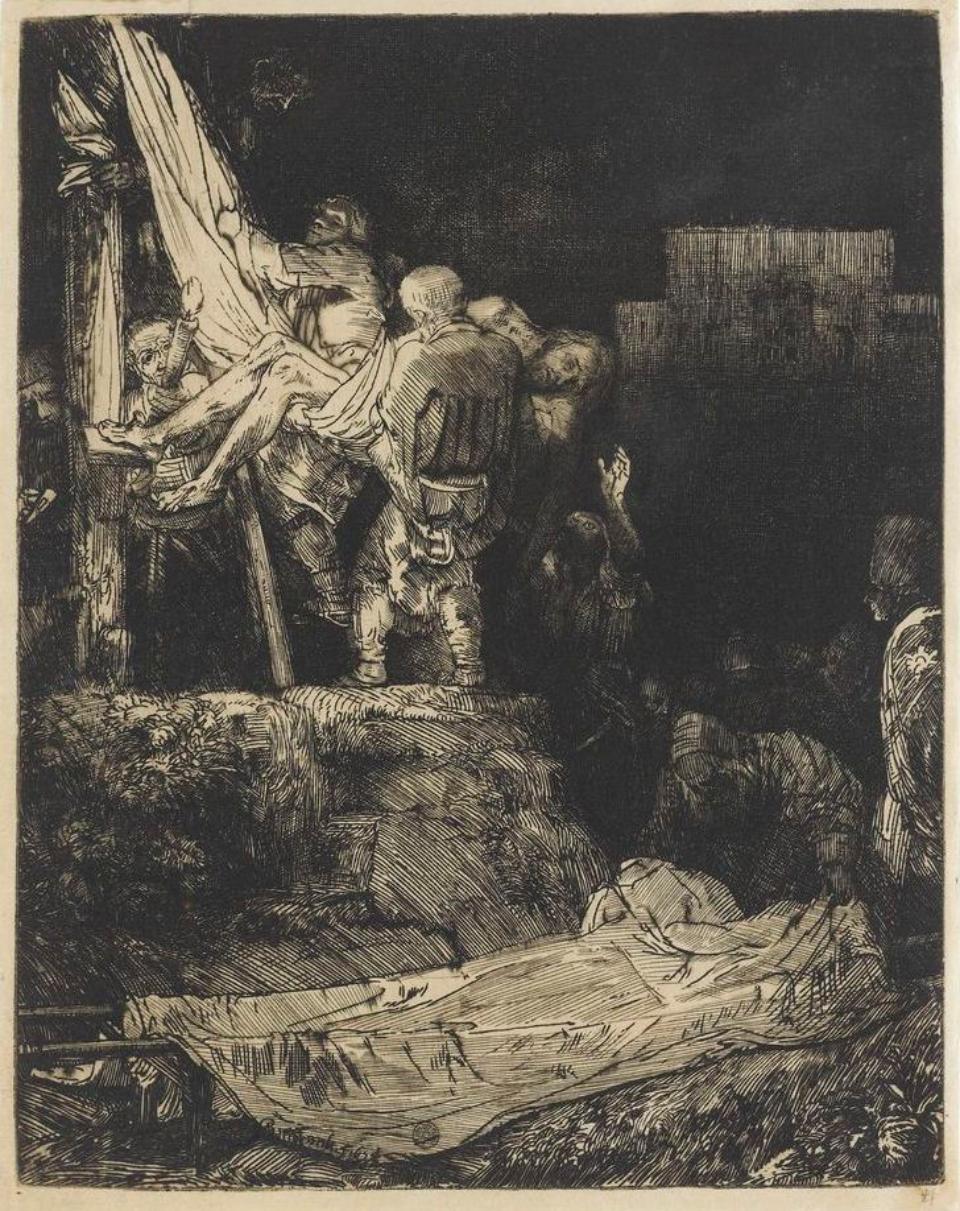 Die Kreuzabnahme bei Fackelschein | Staatsgalerie