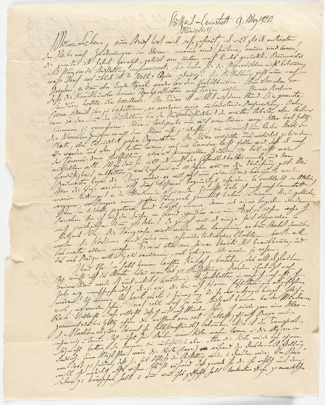 Meine Lieben, euer Brief hat mich sehr gefreut... | Staatsgalerie