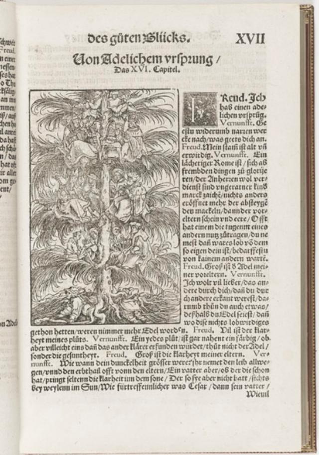 Der Ständebaum (in: Francesco Petrarca: Von der Artzney bayder Glueck ...