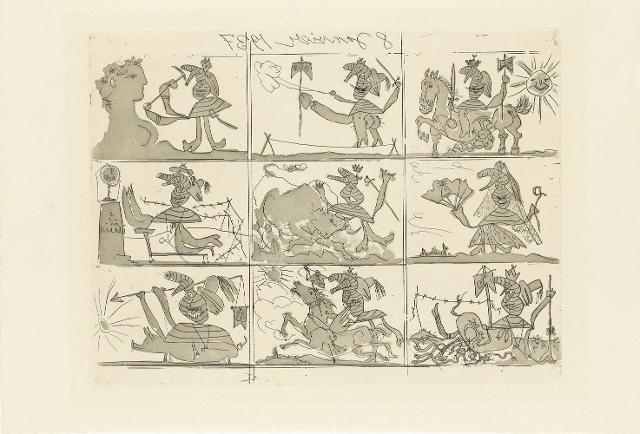 Sueno y mentira de Franco (planche II) (Traum und Lüge Francos ...