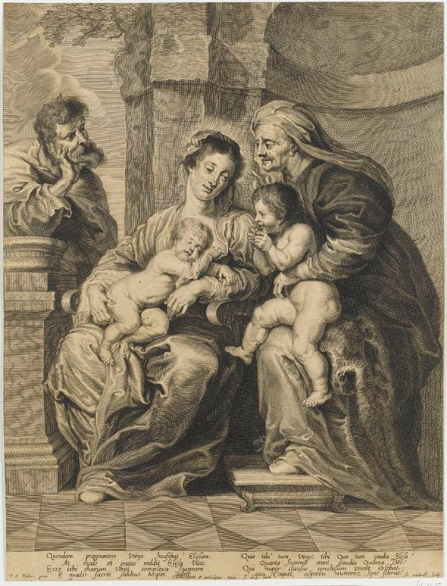 Die Heilige Familie mit Heiligen Elisabeth und dem Johannesknaben | Staatsgalerie