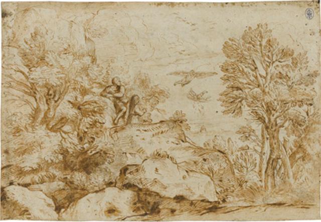 Landschaft mit Dädalus und Ikarus | Staatsgalerie