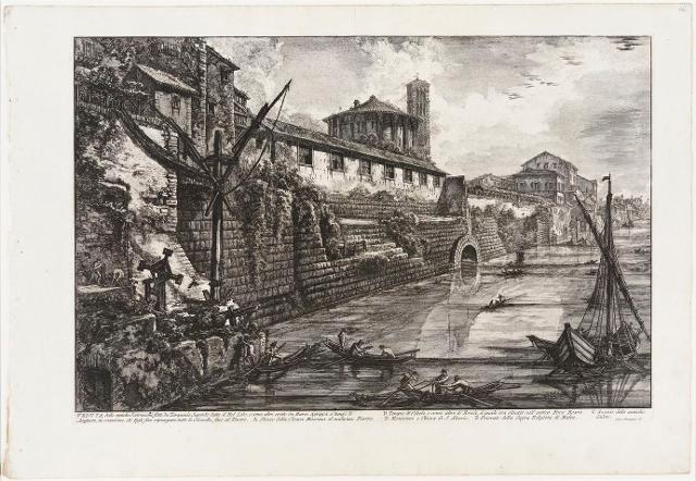 Veduta delle antiche Sostruzioni fatte da Tarquinio Superbo dette il ...