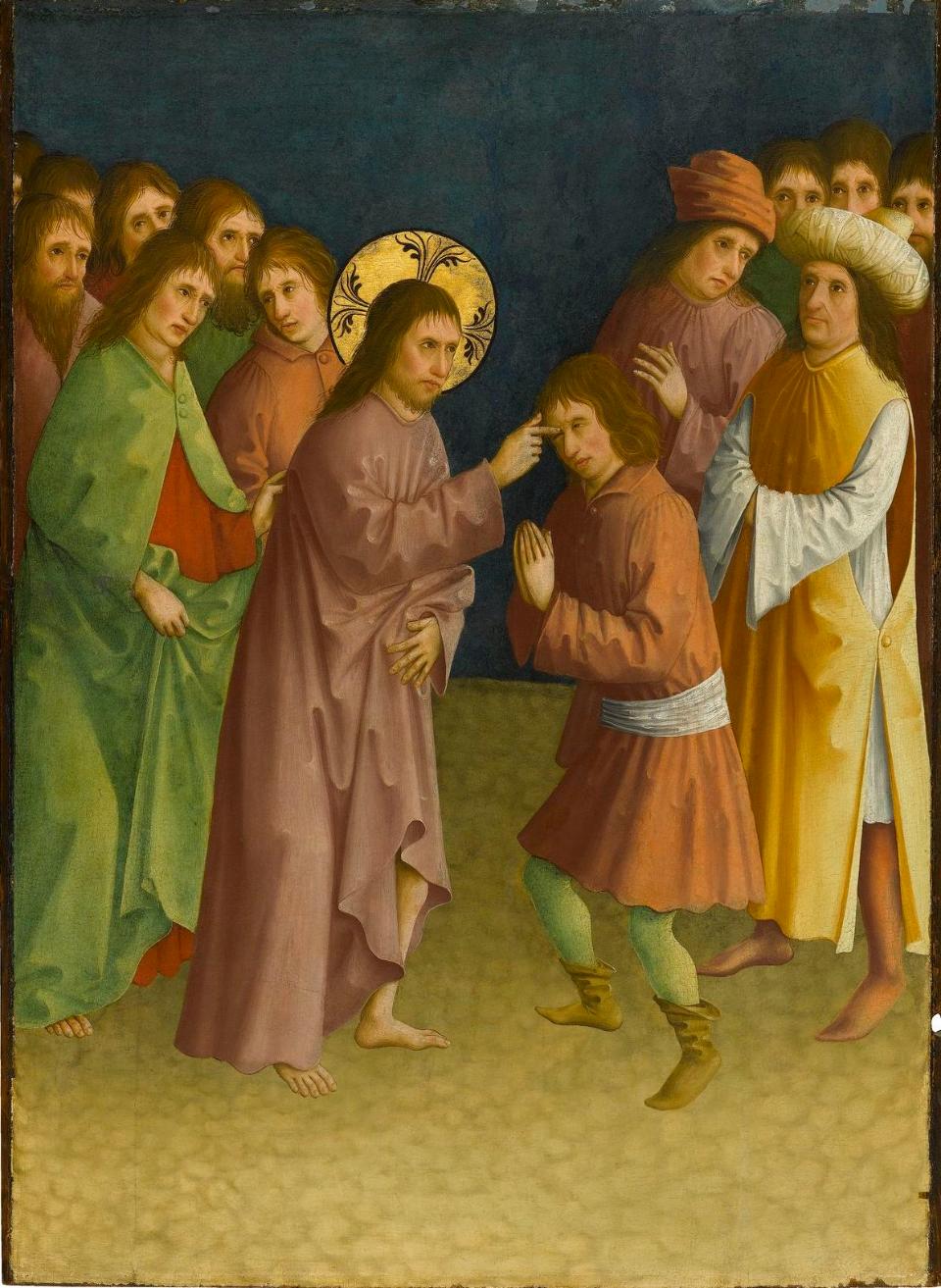 Christus heilt einen Blinden | Staatsgalerie