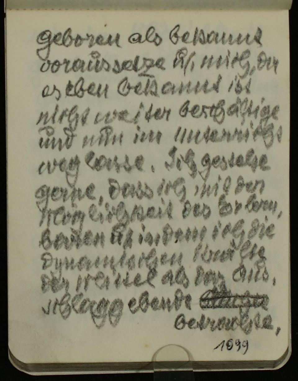 (An)geboren als bekannt voraussetze... | Staatsgalerie