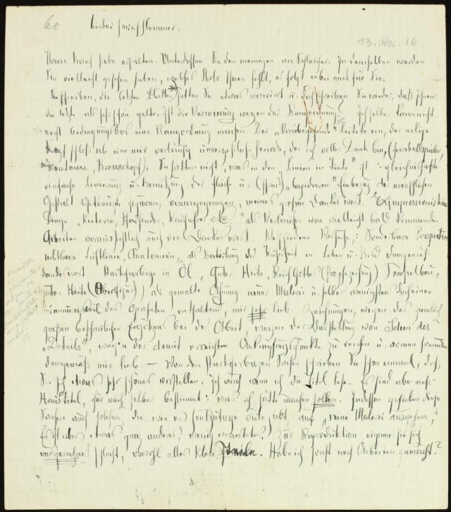Lieber Herr Schlemmer. Ihren Brief habe erhalten... | Staatsgalerie