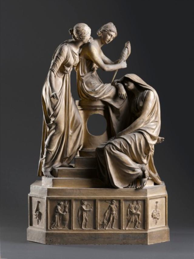 Die Parzen als Uhrgehäuse | Staatsgalerie