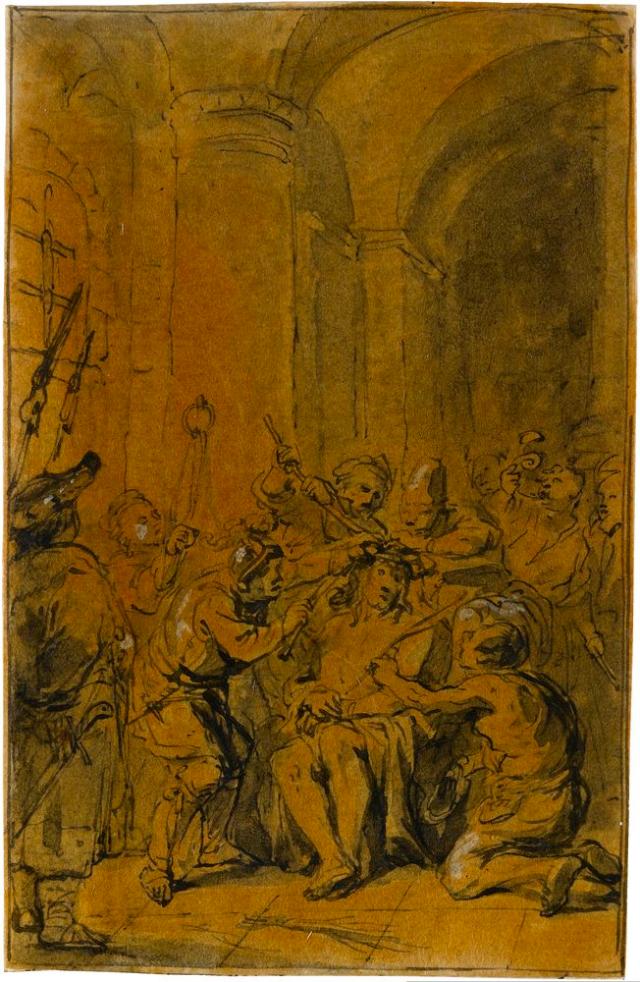 Die Dornenkrönung (Vorlage zum »Grüssauer Passionsbuch«) | Staatsgalerie