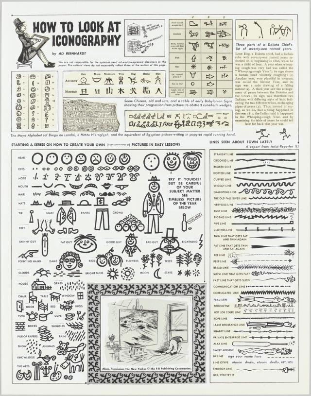 How to look at iconography (Blatt 16 in: The Art Comics and Satires of ...