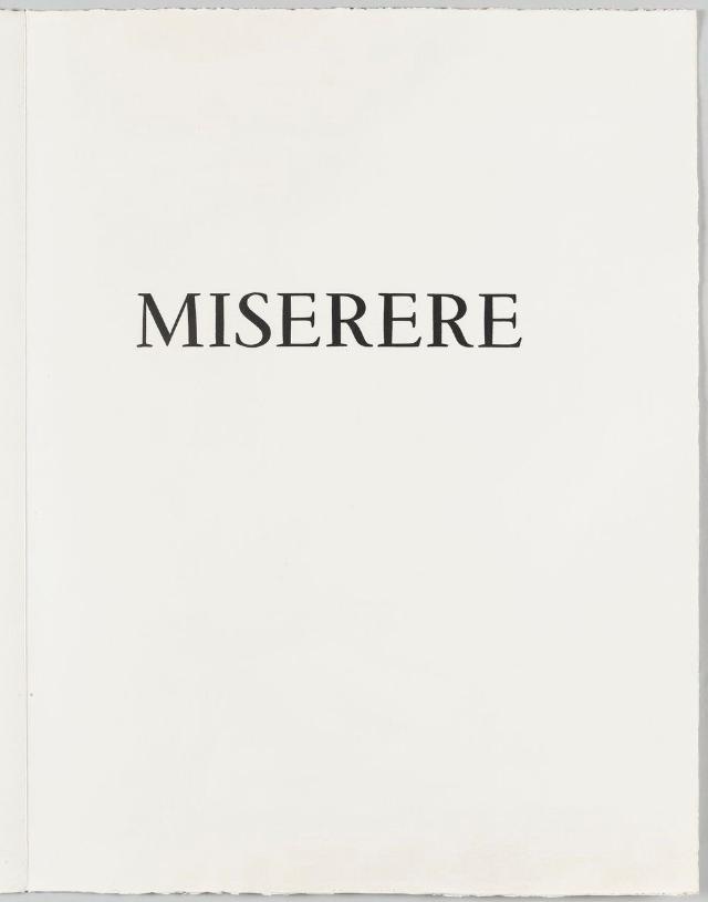 GEORGES ROUAULT MISERERE (Titel in: Miserere) | Staatsgalerie